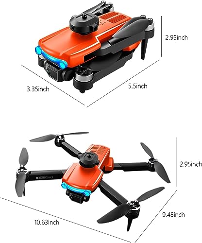 Drone with Camera, Drone With 4K HD Fpv Camera Remote Control Toys Gifts For Boys Girls, Toy Easy to Play, With Altitude Hold Headless Mode One Key Start Speed, 3D Flip (Black)