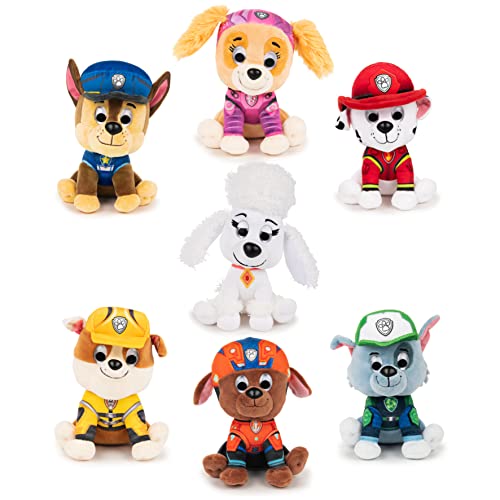 GUND PAW Patrol: The Movie Chase Plush Toy, Premium Stuffed Animal for Ages 1 and Up, 6”