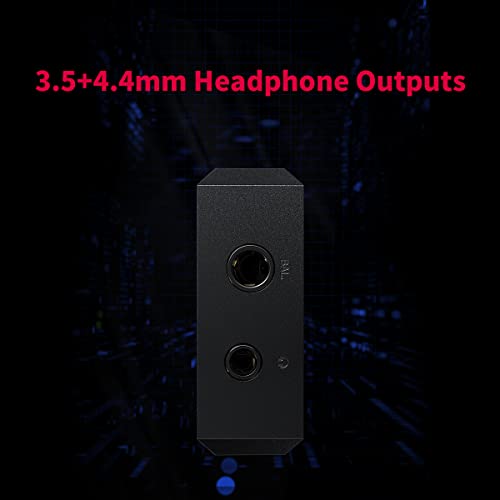 FiiO BTR7 Headphone Amp Bluetooth Receiver High Resolution Portable DAC Supports MQA/LDAC/aptX HD 384K/32Bit DSD256 for Phone/PC/Car/Home Audio