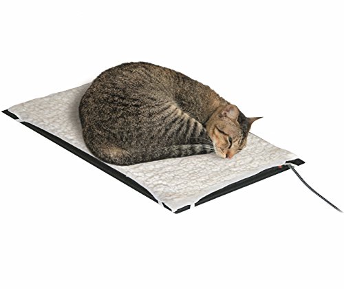 Farm Innovators Model HM-60S Small 13-Inch by 19-Inch Plastic Heated Pet Mat with Fleece Cover, 60-Watt