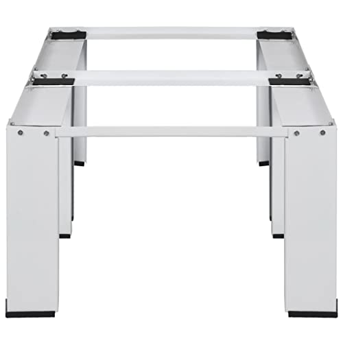 Aisifx Double Washing and Drying Machine Pedestal White