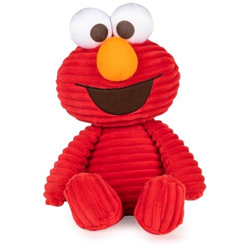 GUND Sesame Street Official Cuddly Corduroy Elmo Muppet Plush, Premium Plush Toy for Ages 1 & Up, Red, 10.5β