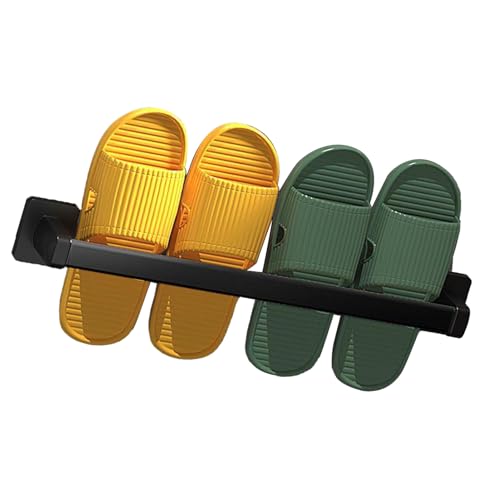 ATONLY Wall Mounted Shoes Rack Stainless Steel Shoes Holder Towel Storage Organizer Bathroom Living Room Hang Storage