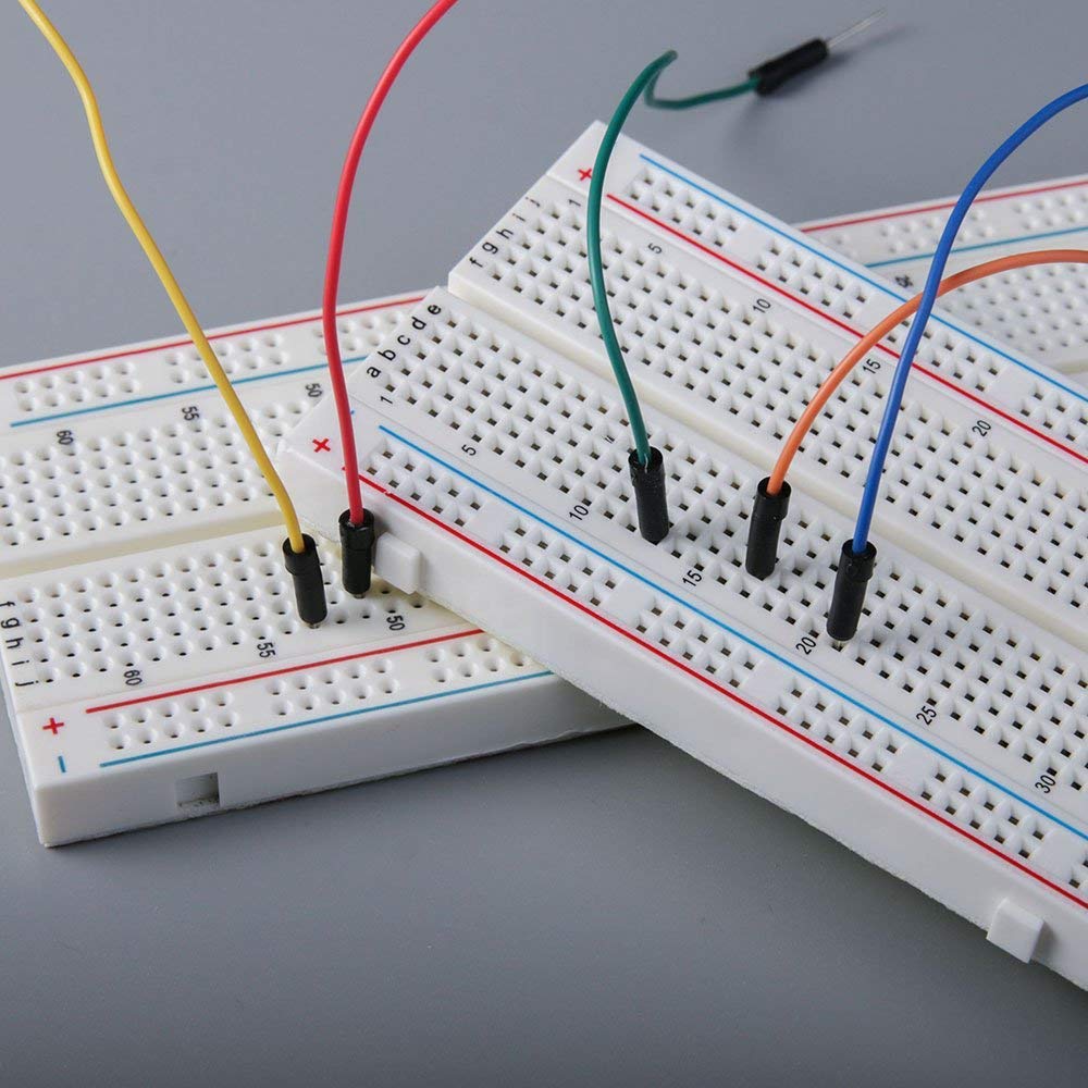 ACEIRMC for Arduino Starter Kits 830 MB-102 Tie Points Solderless Breadboard + 3.3V 5V Power Supply Module + 65pcs Jumper Cables