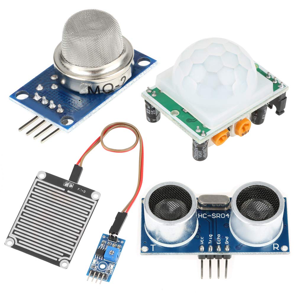 ACEIRMC Sensor Modules Kit, 16 in 1 for Arduino Raspberry Project Super Starter Kits for R3 Mega2560 Mega328 for Nano Raspberry Pi 4b 3 2 Model B K62