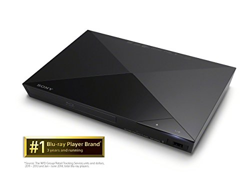 Sony BDP-S3200 Blu-ray DVD CD 1080p Full HD Disc Player With Built-in Wi-Fi and Streaming Apps, Plus HDMI Cable (Renewed)