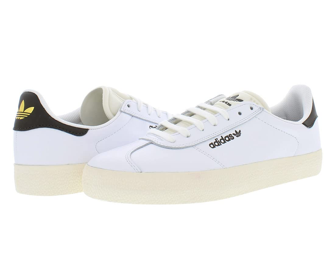 adidas Gazelle Adv Shoes - White/White/Shadow Olive - 8.0
