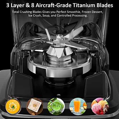 High-Powered 1450W Blender Smoothie Maker with Variable Speeds, Large Capacity Tritan Jar, 4 Preset Programs, Make Healthy Drinks & Meals Effortlessly