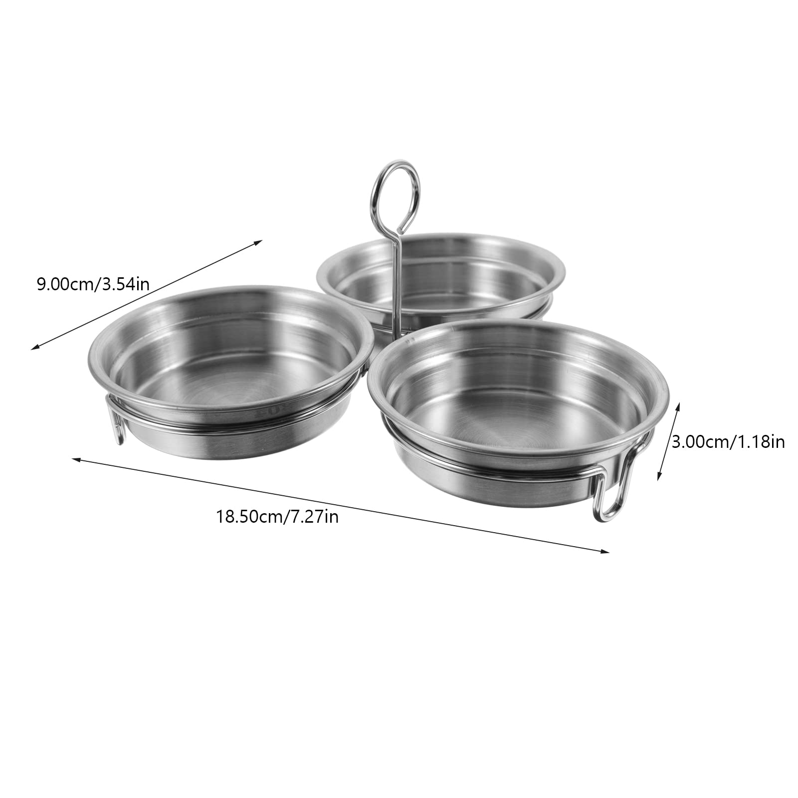 Cabilock Egg Boiling Non Stick Egg Poacher Poacher Egg Holder Stainless Steel Egg Poacher Pan Insert Metal Egg Cups with Pastry Brush for Poached Eggs Poached Egg Tool Nonstick Egg Poacher