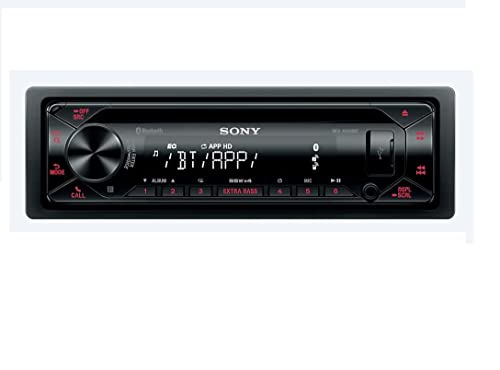 Sony MEX-N4300BT Built-in Dual Bluetooth Voice Command CD/MP3 AM/FM Radio Front USB AUX Pandora Spotify iHeartRadio iPod / iPhone Siri and Android Controls Car Stereo Receiver (Renewed)