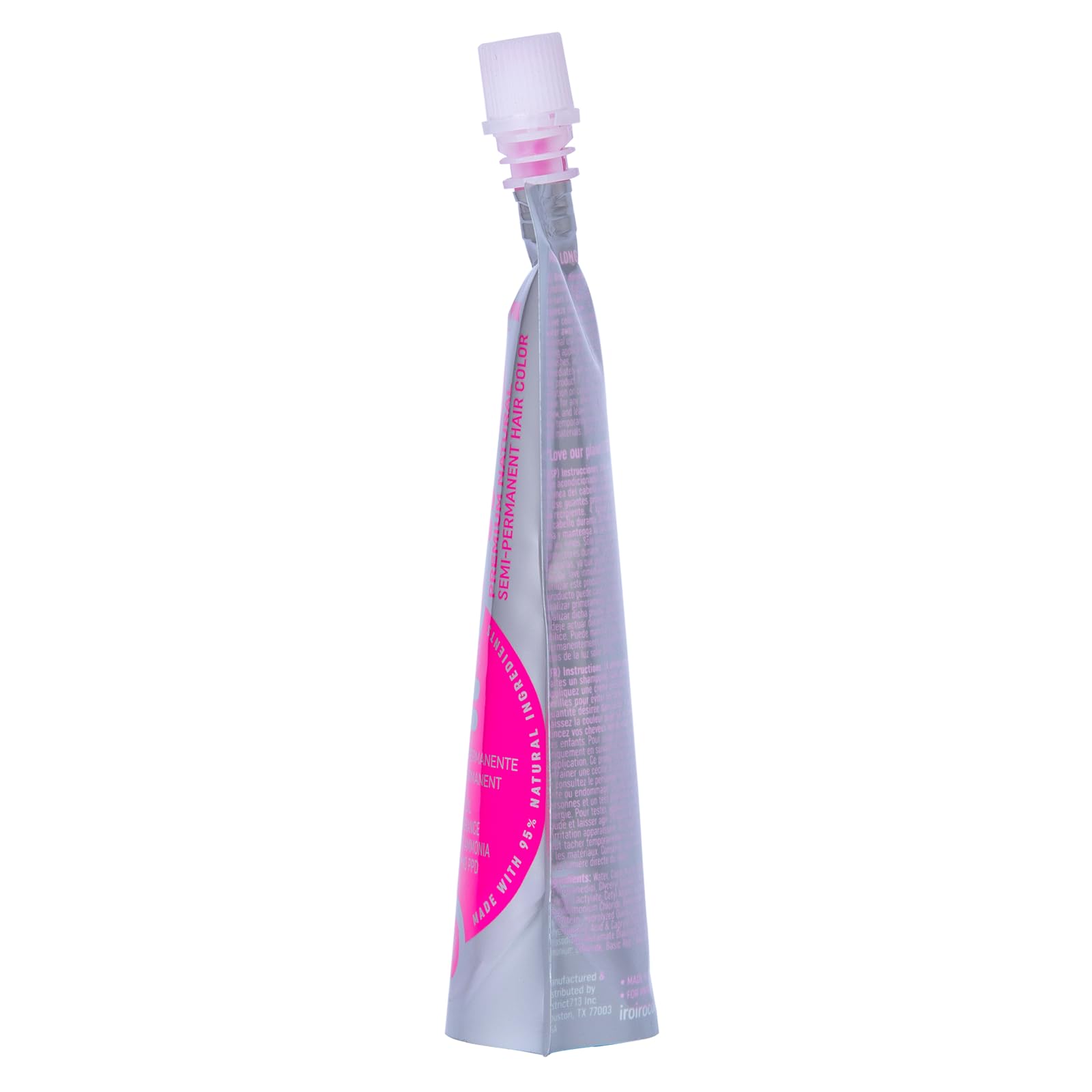 IROIRO Premium Natural Semi-Permanent Hair Color 310 Neon Pink (4oz)
