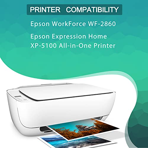 GREENBOX Remanufactured 202XL Ink Cartridge Replacement for Epson 202 XL 202XL T202XL New Upgraded Chips for Expression Home XP-5100 Workforce WF-2860 Printer GB-EP202-4B6C（10 Pack）