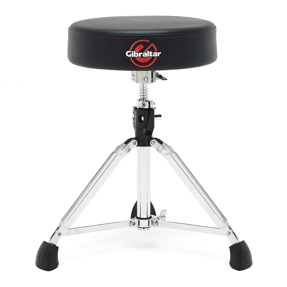 Gibraltar Round Vinyl Drum Throne, Multicolored, inch (9608)