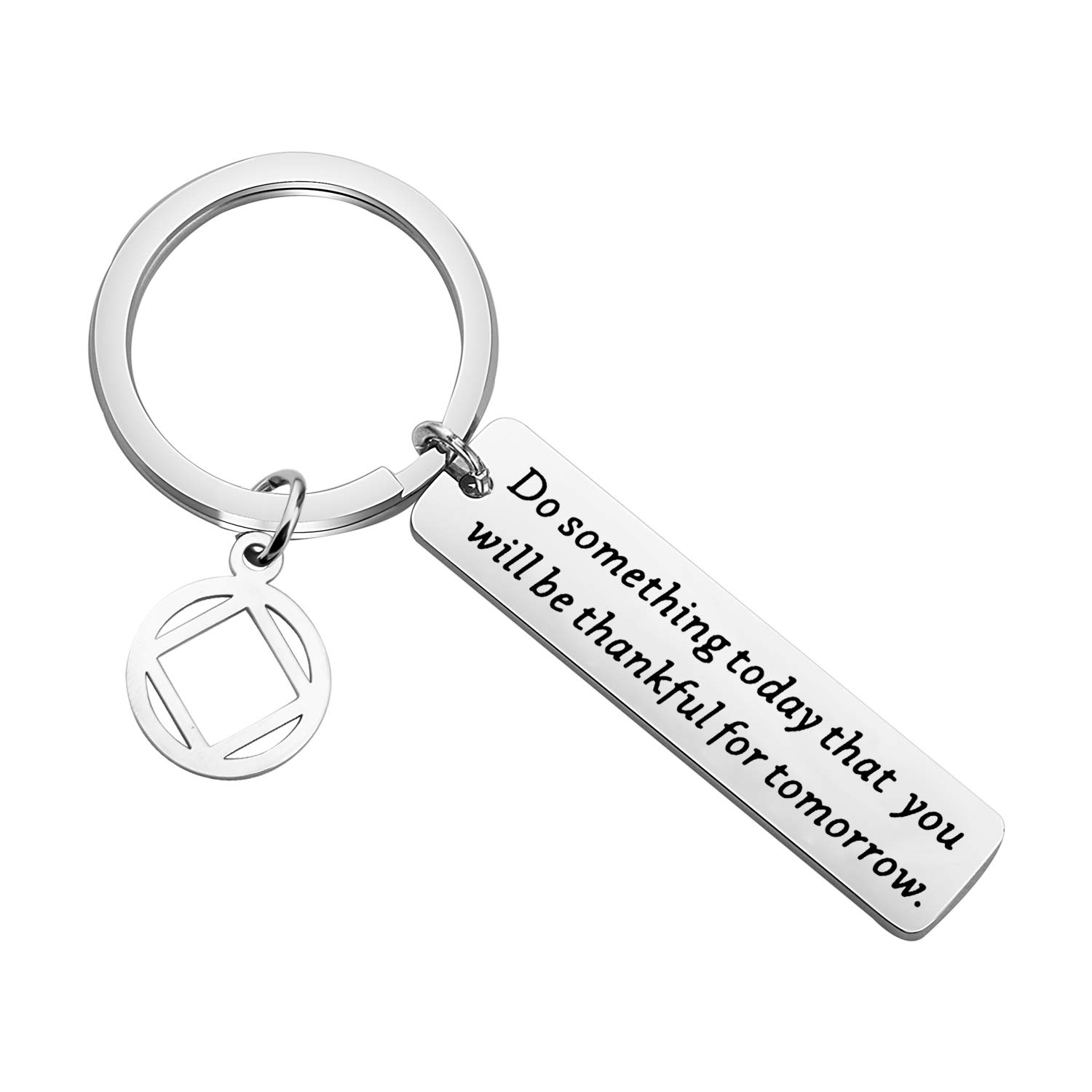 AKTAP NA Gift Sober Keychain Addiction Recovery Gift Narcotics Anonymous Jewelry