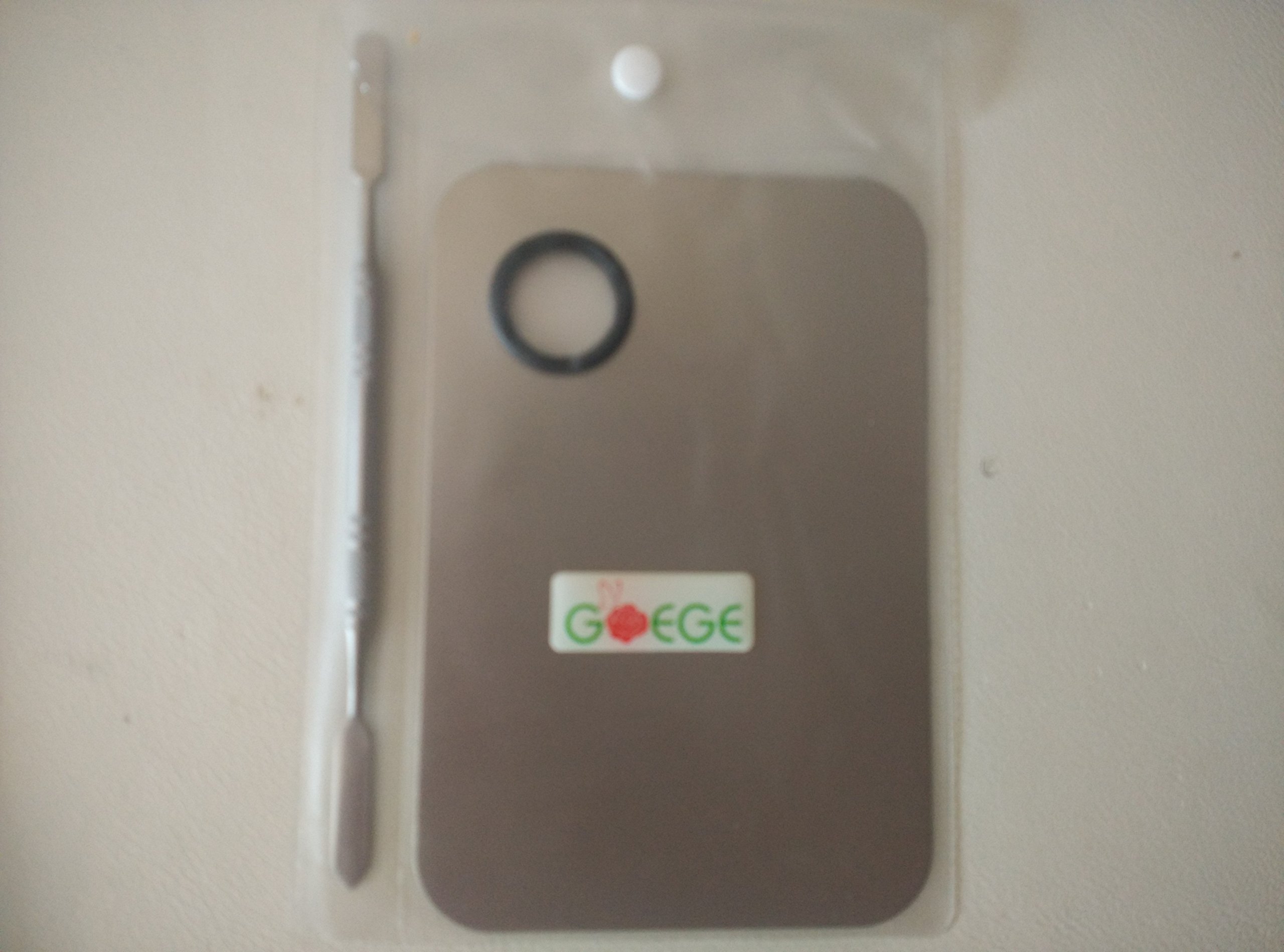 Goege Pro Stainless Steel Cosmetic Makeup Palette Spatula Tool (L5.9*W3.9 inch)