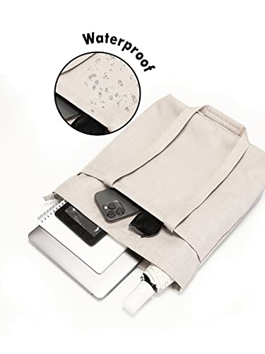 FASTFAIRY Tote Bag Backpack 2 in 1 ,Waterproof, holds 14" laptop