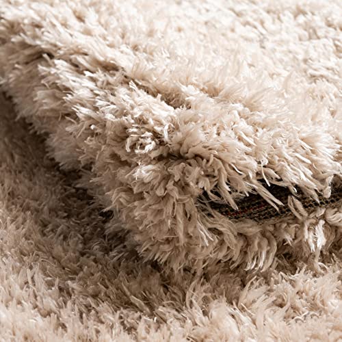 Rugs.com Marilyn Monroe™ Shag Collection Rug – 6' x 9' Blonde Shag Rug Perfect for Bedrooms, Dining Rooms, Living Rooms