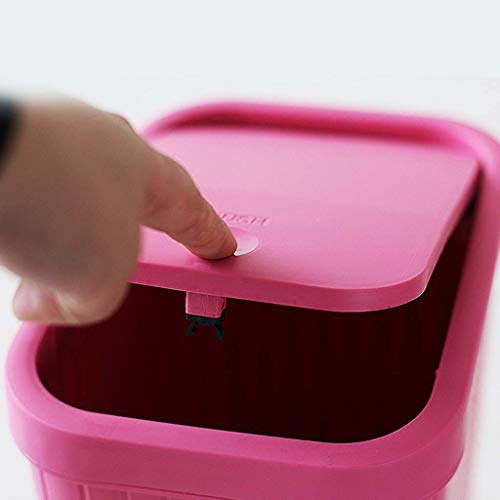 TJLMZ Commercial Slim Trash Can, No Handle,Stylish and Durable (Color : B)