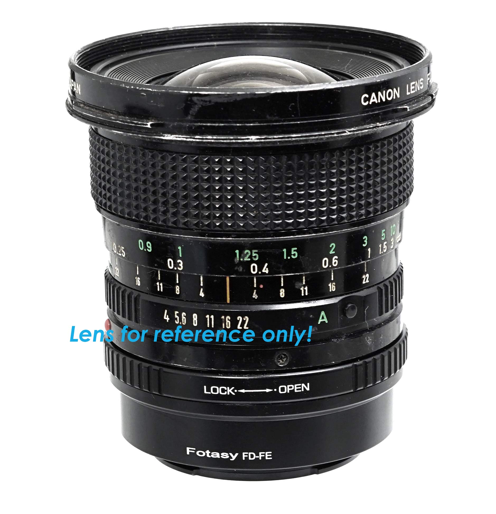 Fotasy Cannon FD Lens to E Mount Adapter, FD E Mount, FD Lens to E, Compatible with Sony Mirrorless a7 a7R a7s II III IV a9 a7c Alpha 1 a6600 a6500 a6400 a6300 a6100 a6000 a5100 a5000 a3500 ZV-E10