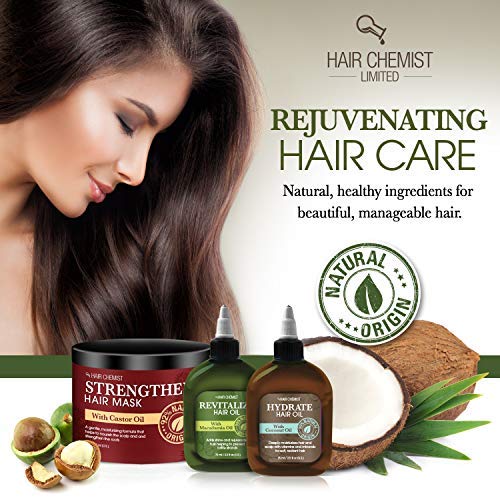 Hair Chemist Macadamia Oil Revitalizing Combo - Shampoo 10 ounce and Conditioner 10 ounce