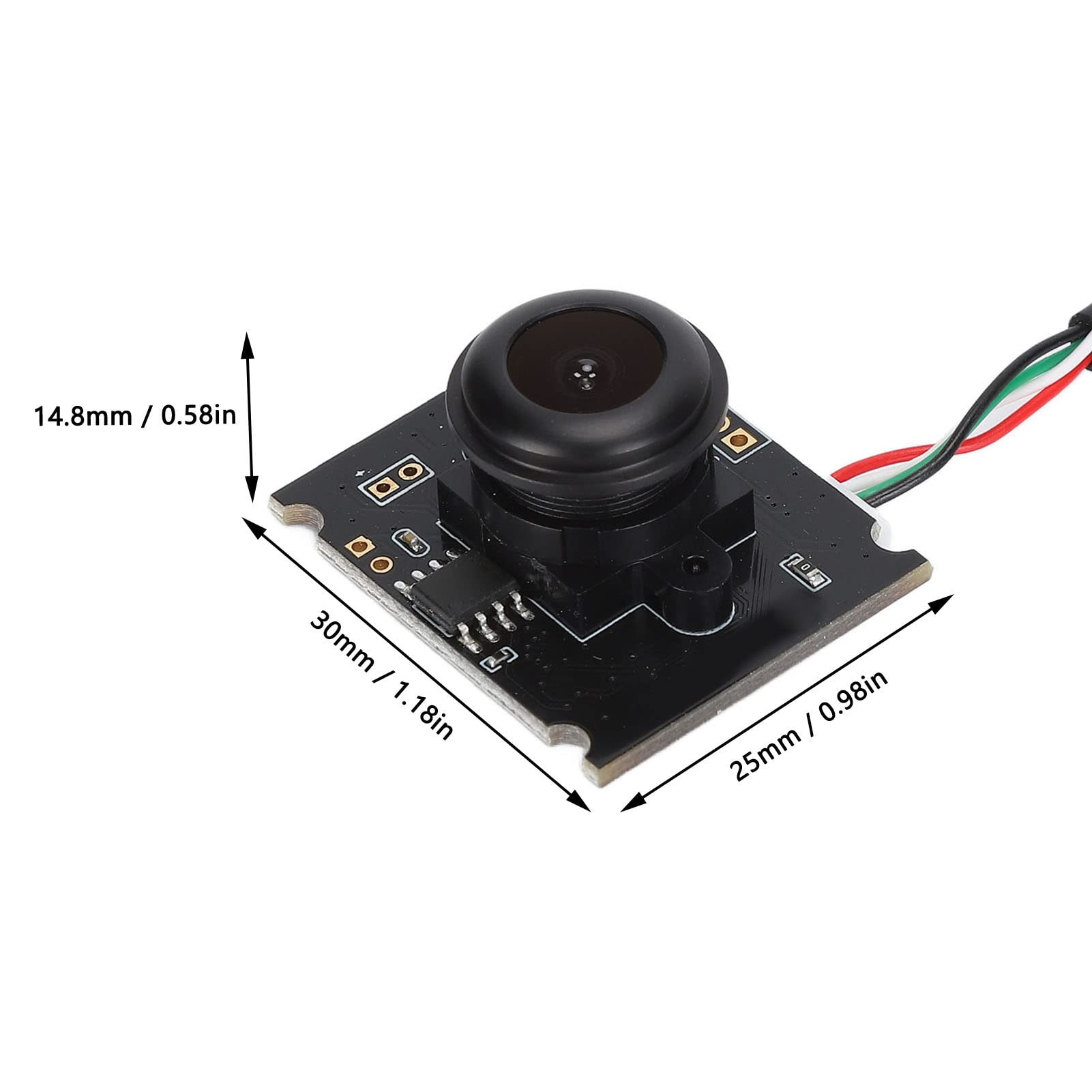 Camera Module, Mini USB2.0 Webcam Board Tiny Drive Free for OS X for Advertising Machines