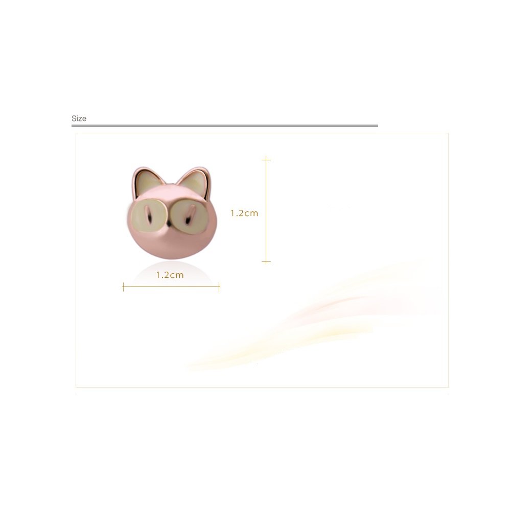 Iuha® 31 White and Black Cats Earring