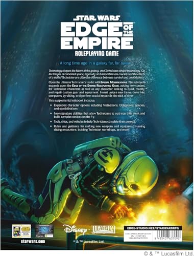 EDGE Studio Star Wars Edge of The Empire Special Modifications SOURCEBOOK | Roleplaying Game | Strategy Game for Adults and Kids | Ages 10+ | 3-5 Players | Avg. Playtime 1 Hour | Made