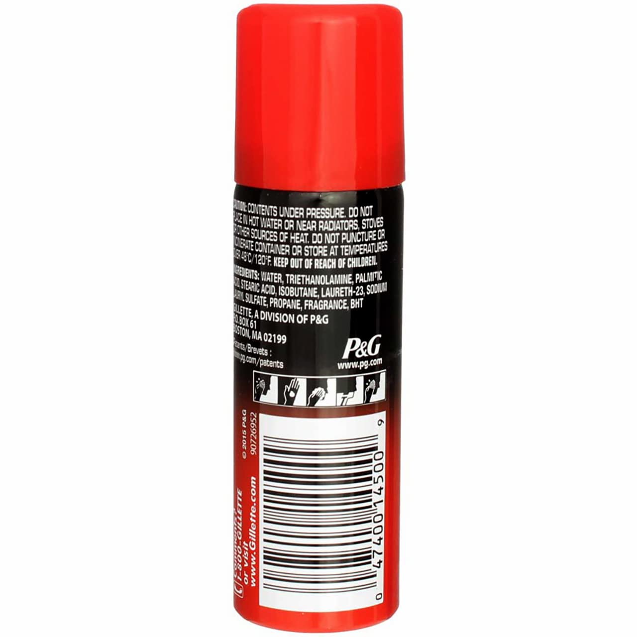 Gillette Foamy Shave Cream, Regular, 2 Oz (56 G) (Pack of 3)