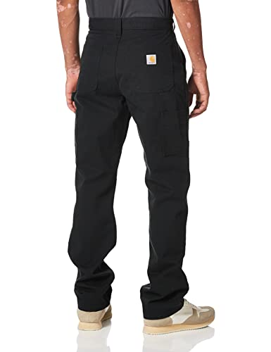 Carhartt Men's Relaxed Fit Twill Utility Work Pant, Black, 34W x 32L