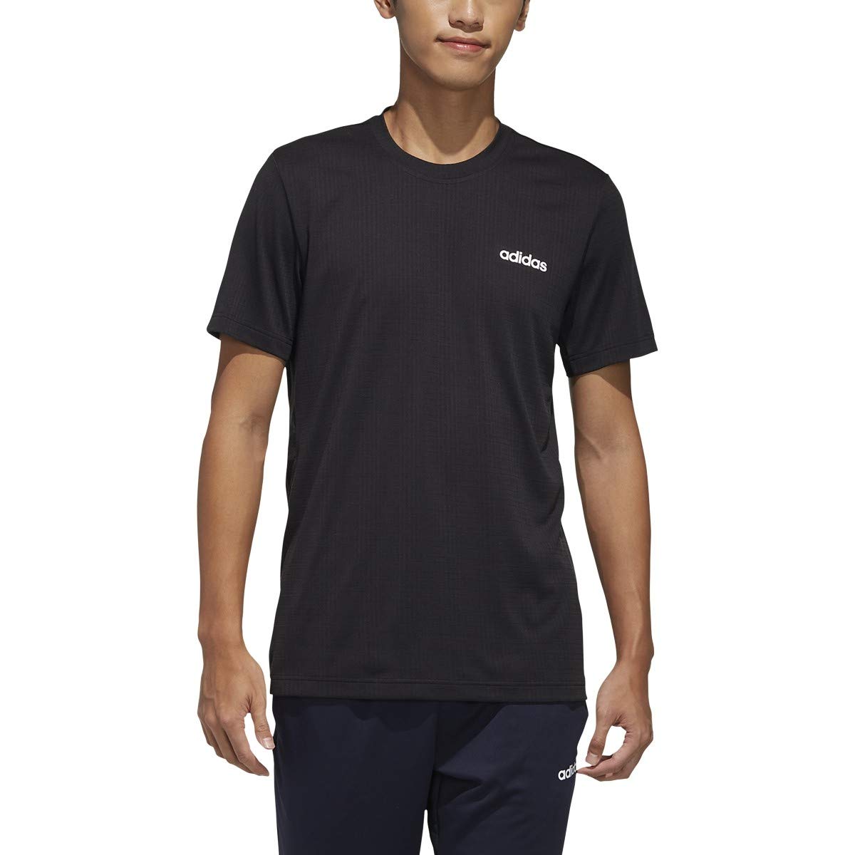 adidas Men's Fast And Confident Tee Black/White Medium