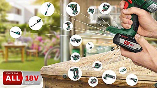 Bosch Home and Garden Cordless Multifunction Tool UniversalMulti 12 (without battery, 12 Volt System, nine-piece accessories set, in carton packaging)