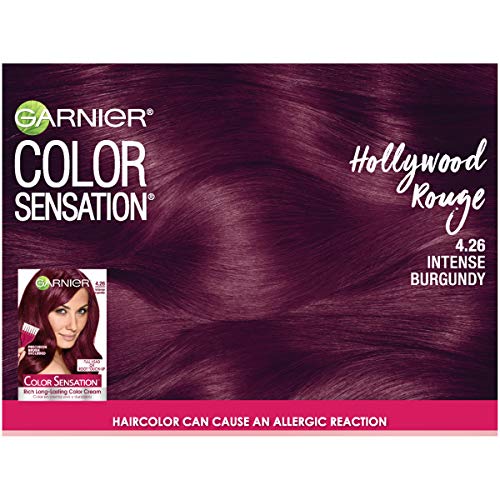 Garnier Hair Color Sensation Rich LongLasting Color Cream, 4.26 Intense Burgundy, 1 Count