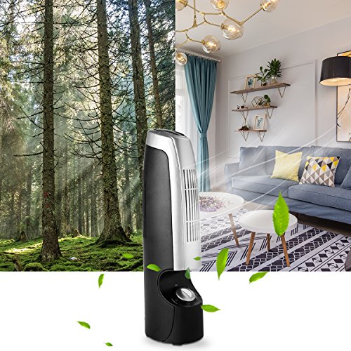 Goplus 2 PCS Mini Air Cleaner Air Ionizers for Home Office Odor Allergies Eliminator from Pets, Smoking, Cooking and Laundry, 2 Speed Operations