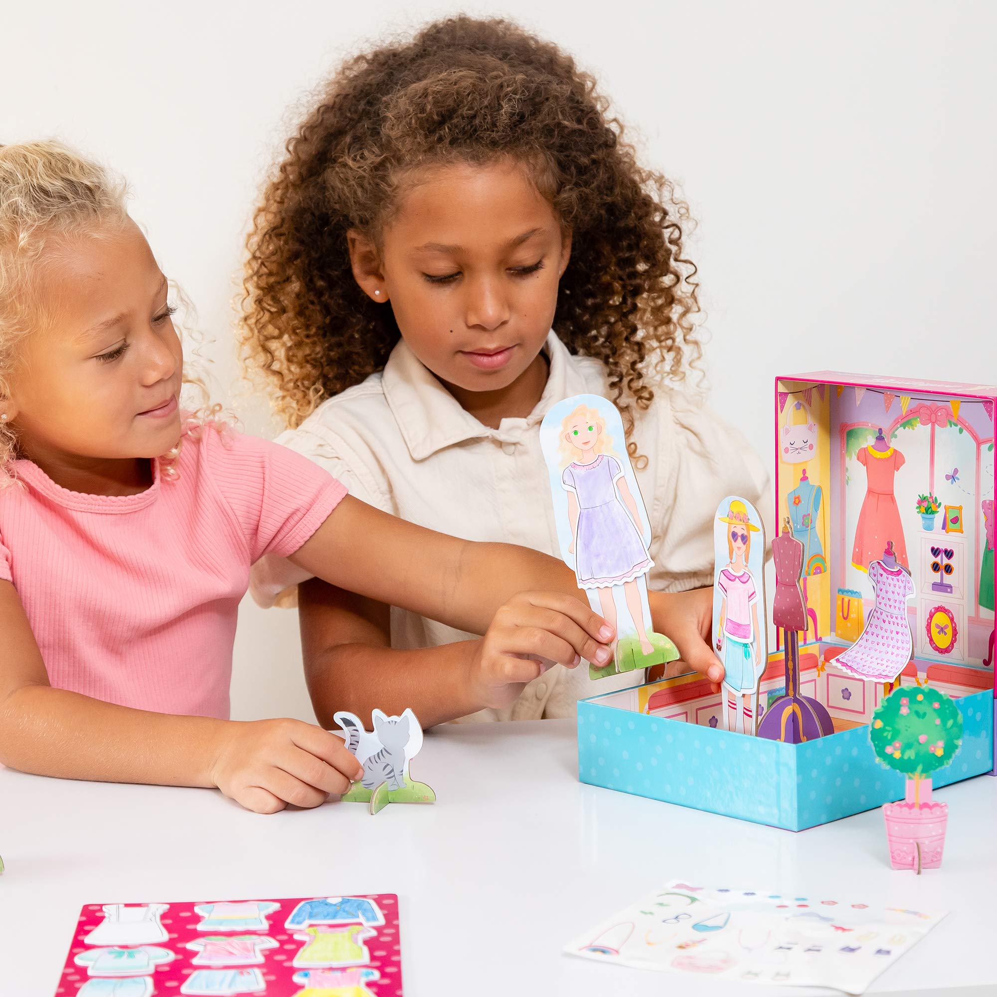 Educational Insights PaperCraft Sweet Boutique, Paper Dolls, Fashion Boutique Toy, Ages 3+