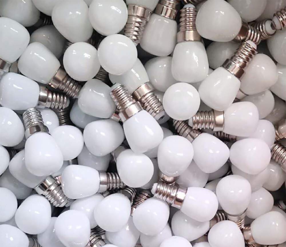 BesYouSel 2W LED Refrigerator Bulb E14 LED Refrigerator Light Bulb 15W Equivalent 6000K Daylight White 110V Lamp for Freezer Oven Microwave Lighting, Home Lighting, Pack of 4