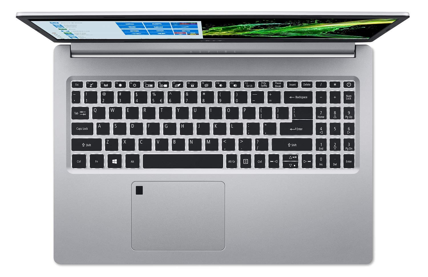 Acer Aspire 5 A515-55-56VK, 15.6 Full HD IPS Display, 10th Gen Intel Core i5-1035G1, 8GB DDR4, 256GB NVMe SSD, WiFi 6, HD Webcam, Fingerprint Reader, Backlit Keyboard, Windows 10 Home (Renewed)