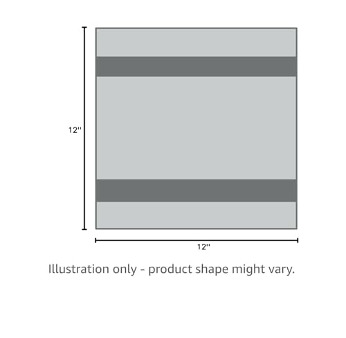 Bumble Premium Cotton Dish Cloths (12" x 12") Grey Check Design | Highly Absorbent | Natural Ring Spun Cotton | Kitchen Dish Towel Set | 380 GSM - 8 Pack