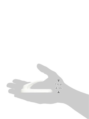 HIGH & MIGHTY 515815 2 Piece Oval Hook, 20 lb, White