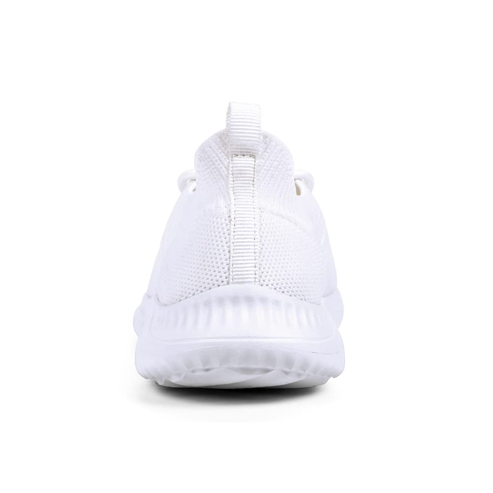 Akk White Sneakers for Women Walking Shoes Womens Comfy Tennis Memory Foam Gym Workout Athletic Nursing Running Work Shoes Size 9