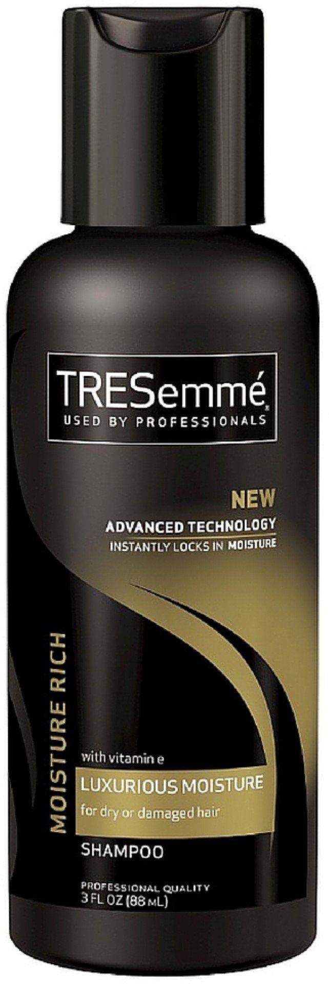 TRESemme Shampoo Moisture Rich Shampoo for Dry Hair, Travel-Size 3 Oz. (Pack of 10)