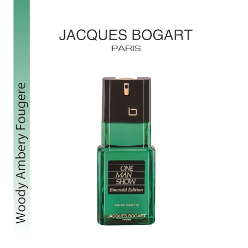 Jacques Bogart One Man Show Men EDT Spray (Emerald Edition) 3.33 oz