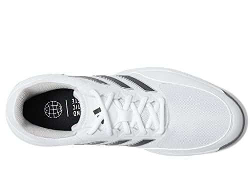 adidas Men's Tech Response 3.0 Golf Shoes, Footwear White/Dark Silver Metallic/Silver Metallic, 12