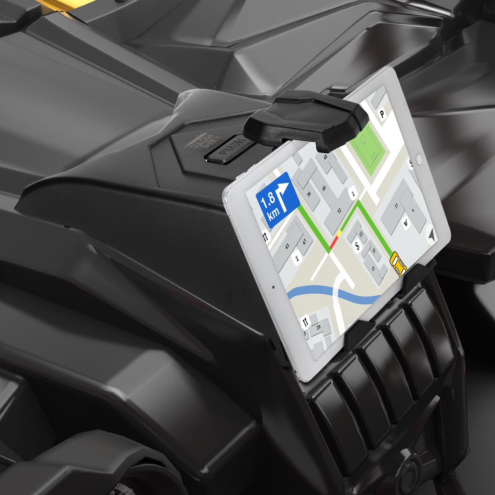 KEMIMOTO X3 Electric Device Tablet Holder, GPS Mount Storage Box Compatible with 2017-2025 Can Am Maverick X3 All Models, Replace OEM #715002874