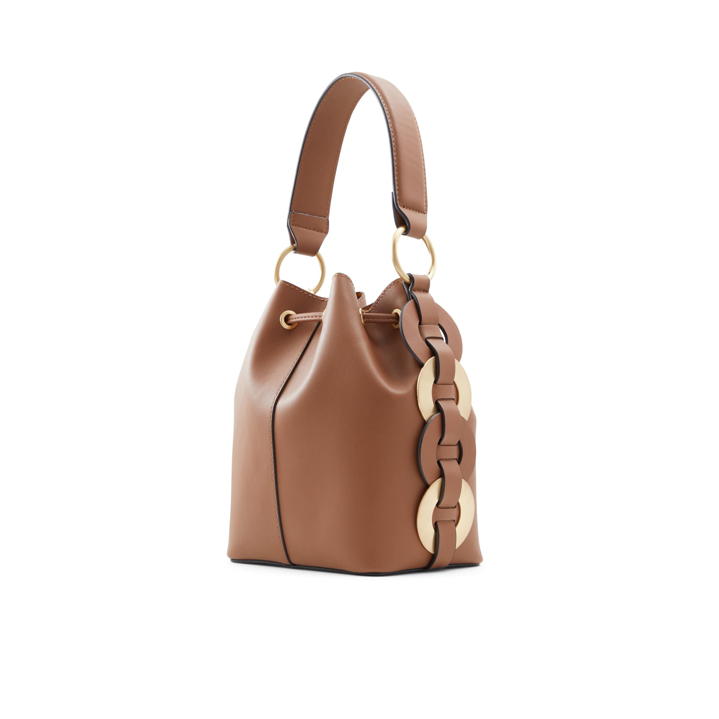 ALDO Women's Gisa Bucket Bag, Cognac