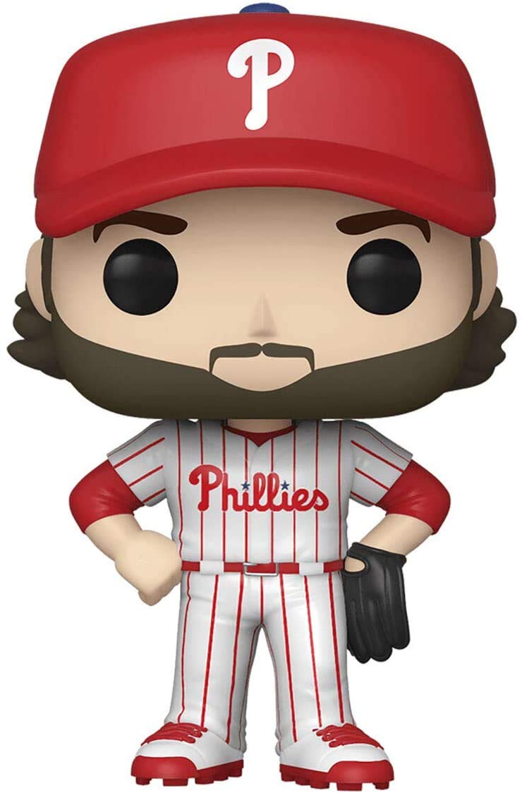 Bryce Harper Philadelphia Phillies White Jersey #34 Pop Sports MLB Action Figure (Bundled with EcoTek Pop Protector to Protect Display Box)