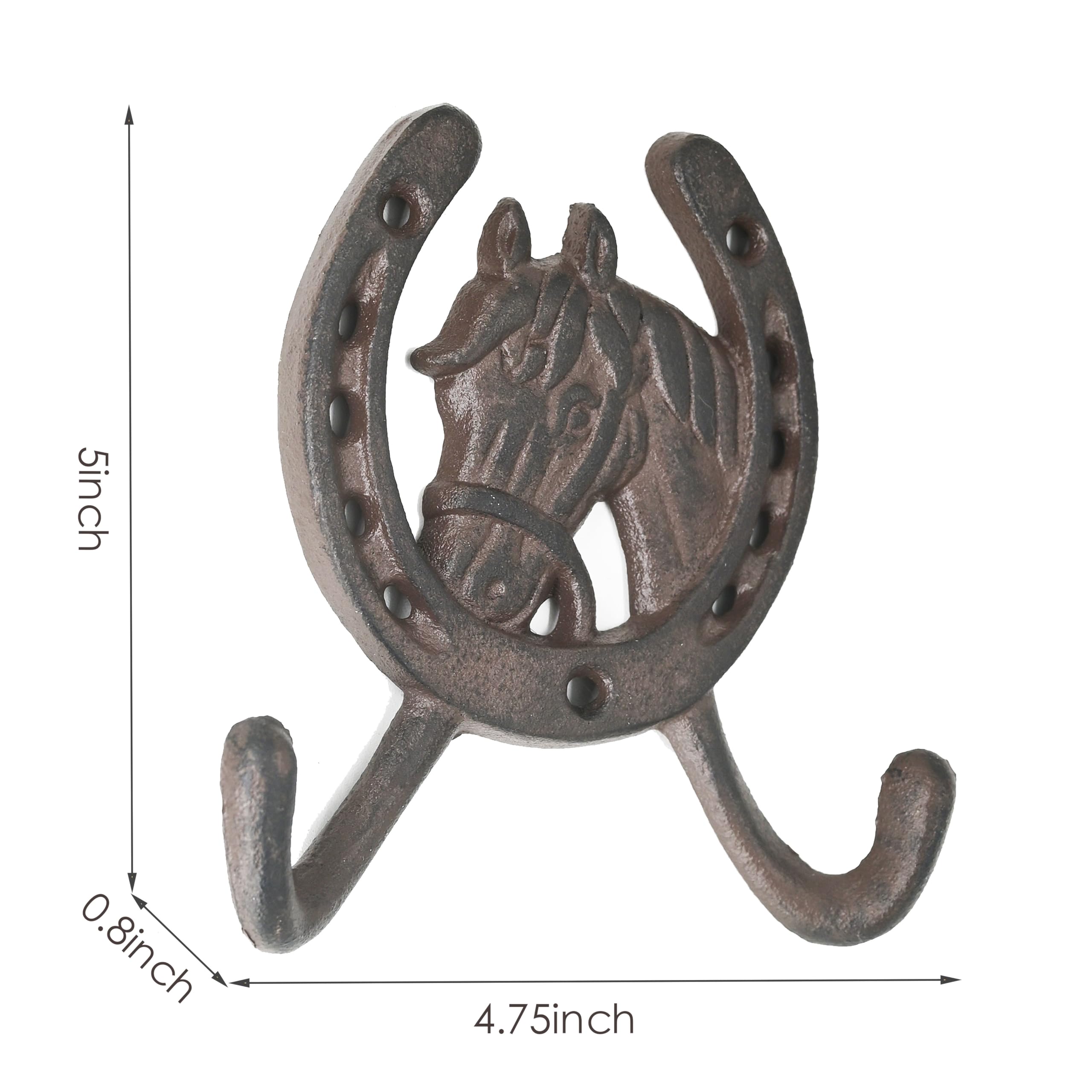 Remenna Cast Iron Decorative Wall Hooks Coats Aprons Hats Towels Hooks Beach Ocean Theme Chic Metal Hooks for Coats, Aprons, Hats, Towels, Pot Holders, More… (Ocean Theme (Set of 3))