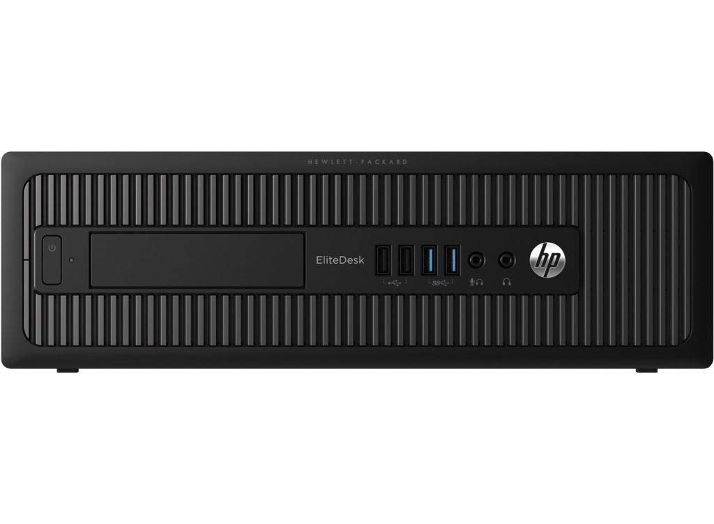 HP Elite Desk 800 G1 SFF Desktop PC - Intel Quad Core i5 4570 3.2Ghz 8GB DDR3 RAM, 512GB SSD, DVD ROM, Display Port, USB 3.0, VGA, Free Keyboard, Mouse, WiFi Adapter, Windows 10 Pro (Renewed)