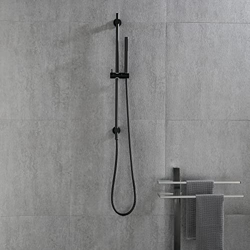 LETUZI Eco-Performance Handheld Shower with 28-Inch Slide Bar and 59-Inch Hose,Efficient and Water-saving, Suitable for Bathroom Kitchen