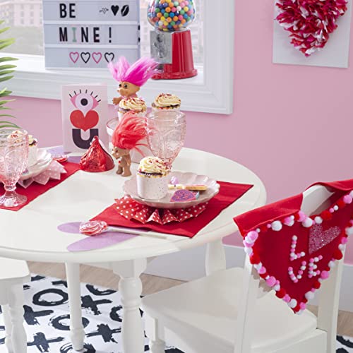 Powell Furniture Table and 2 Chairs, Cream Youth, Kid Size Chat Set