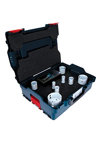 Bosch Professional 2608594271 11-Piece Hole Saw Progressor for Wood & Metal Set (in L-Boxx, Drill Accessories), Colour, Size